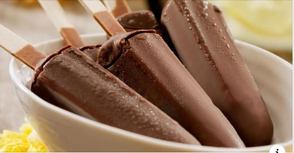 Chocolate popsicles
