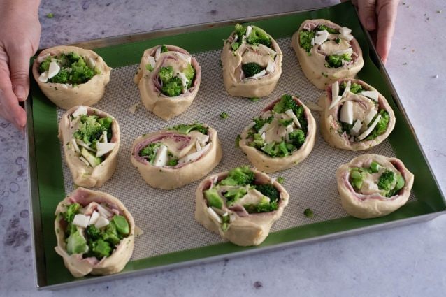 Broccoli Ham Cheese Roll Recipe
