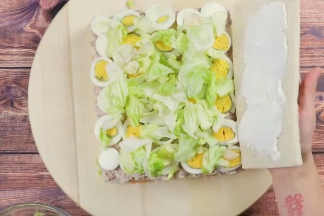 Birthday Present Sandwich Cake Recipe