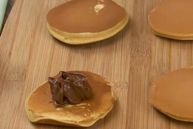 Nutella Dorayaki Recipe