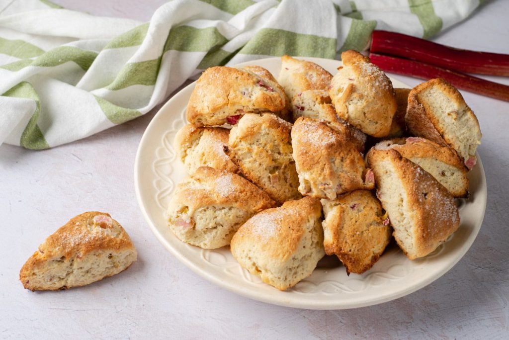 Rhubarb Scones Recipe