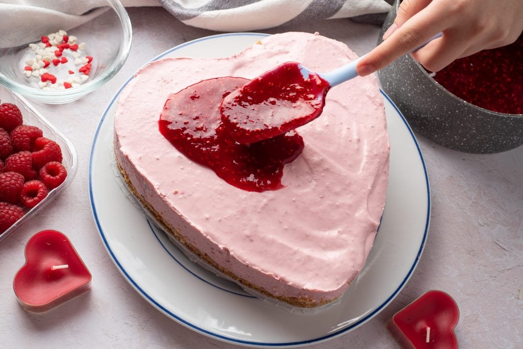 Heart-shaped Cheesecake Recipe