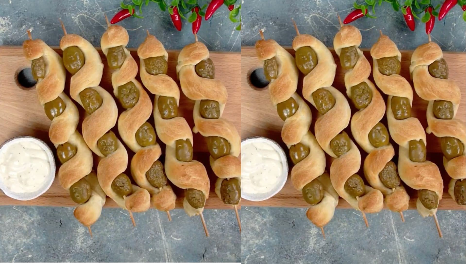 Bread & Olive Skewers: A Delicious Savory Treat to Try!
