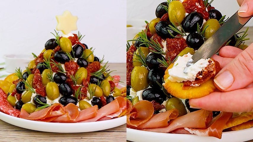 Cheese Christmas Tree: A Simple but Effective Appetizer