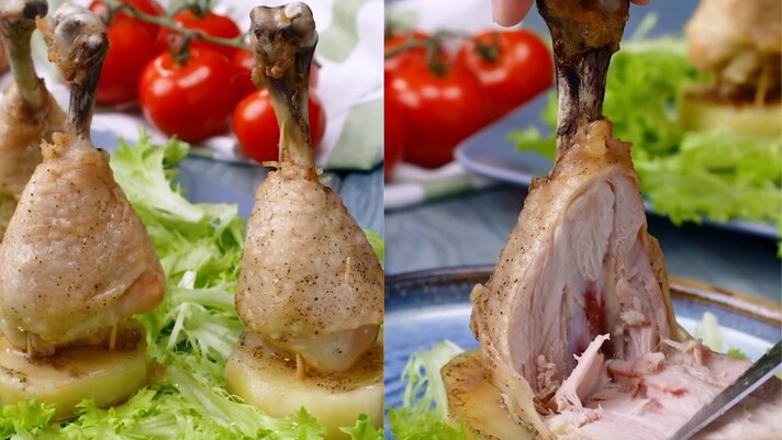 Chicken Drumsticks With Potatoes