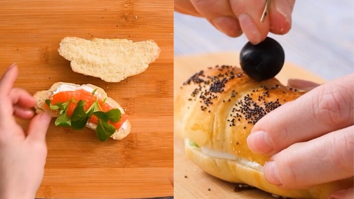 3-Ways Mini Croissant Sandwiches