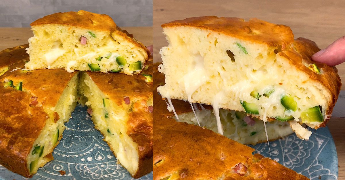 Moist Easy Savory Cake: Fluffy, Tasty, and Made Without a Scale!