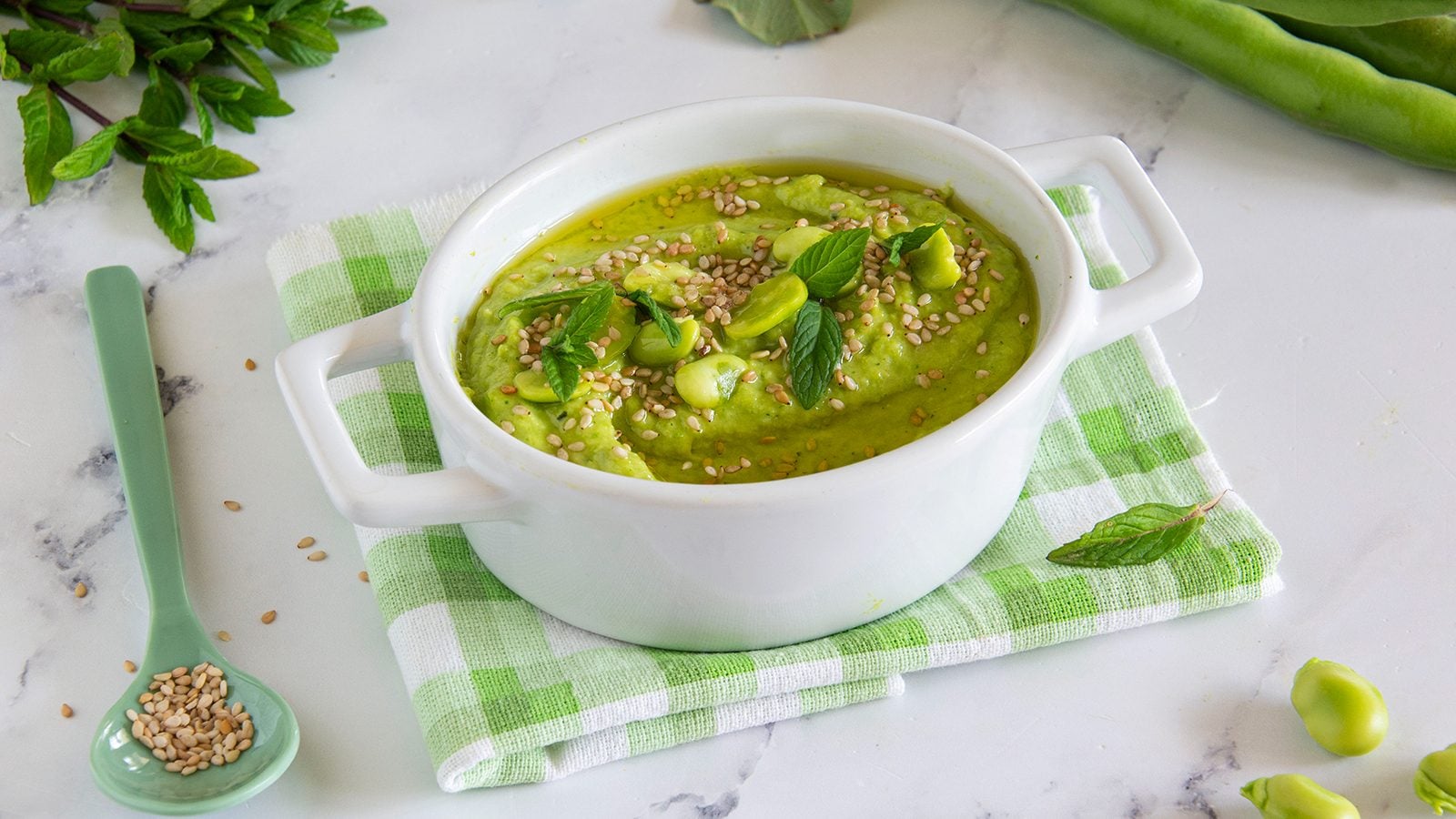 Extra Easy & Fresh Fava Beans Hummus