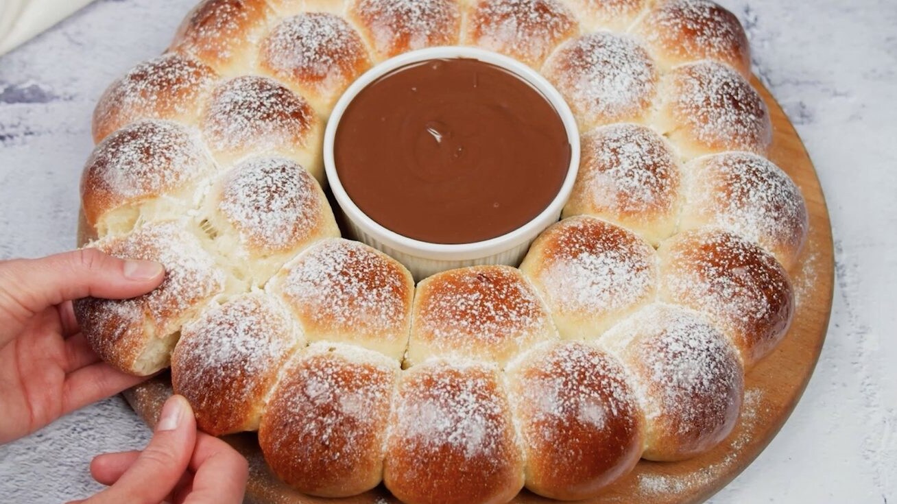 Soft and Sweet Nutella Brioche Dessert