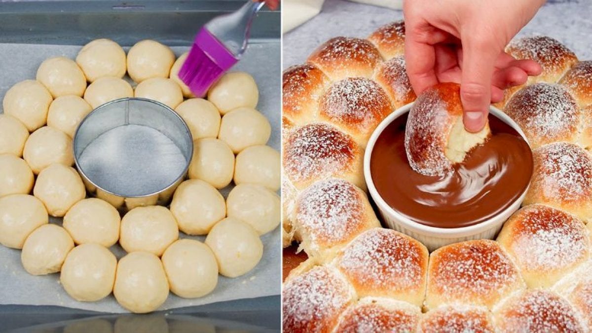 Soft and Sweet Nutella Brioche Dessert